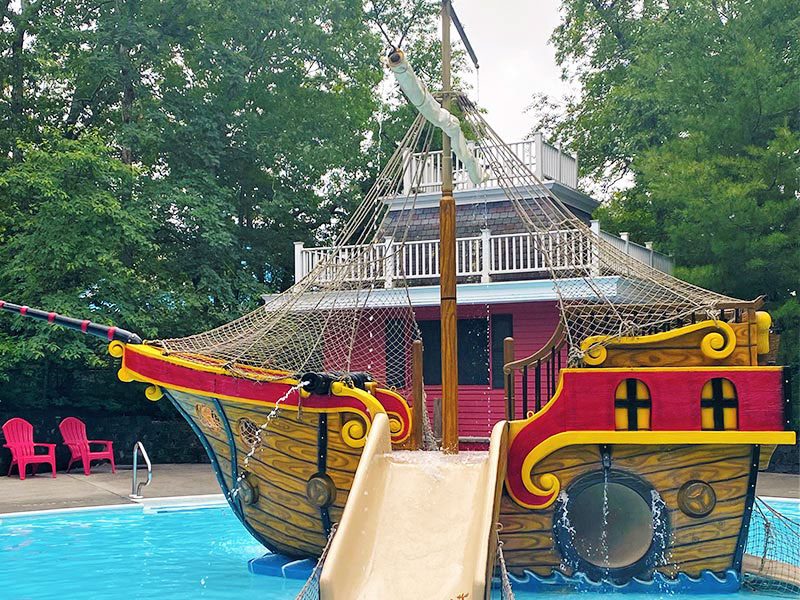 Pirates Cove| Water cannons, Ropes & Slides | Splish Splash